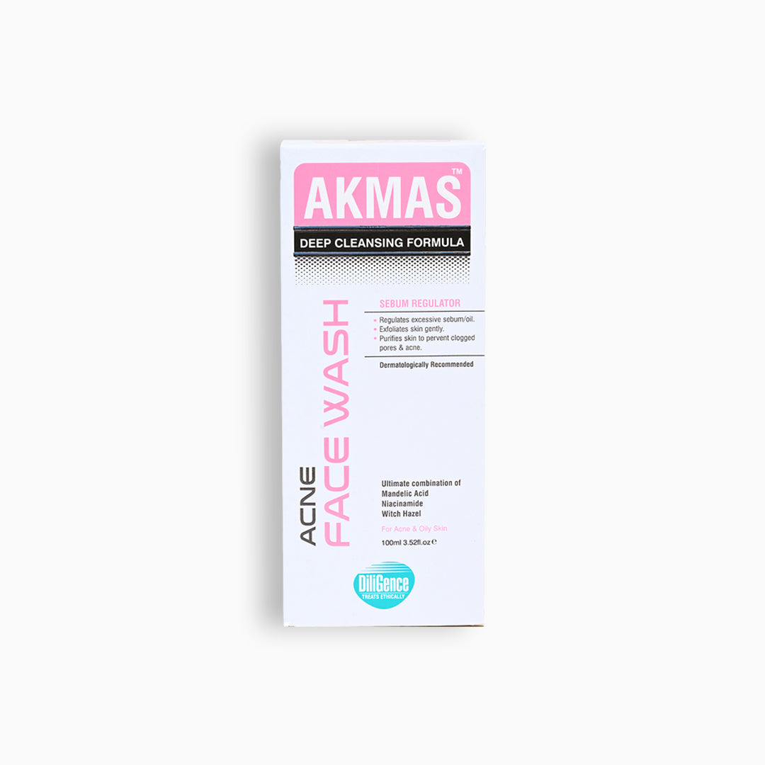 Clearer Skin with AKMAS Acne Face Wash – DiliGence Health Care
